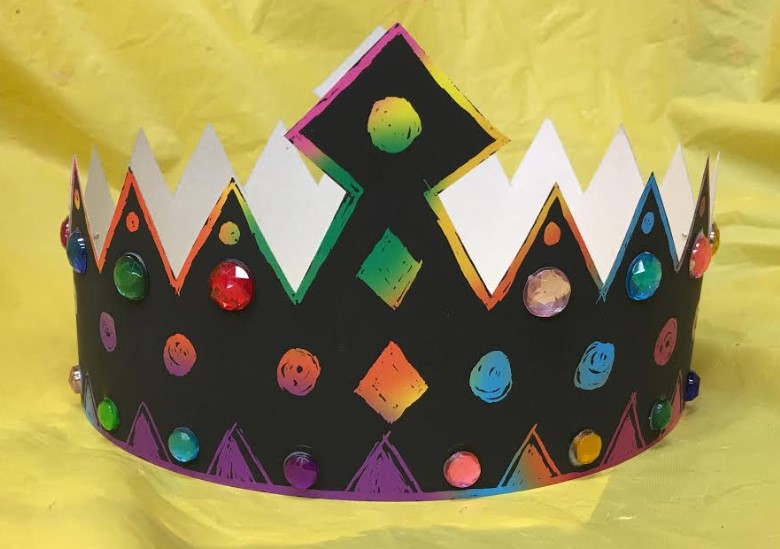Scratch Art Crowns | Denver Public Library